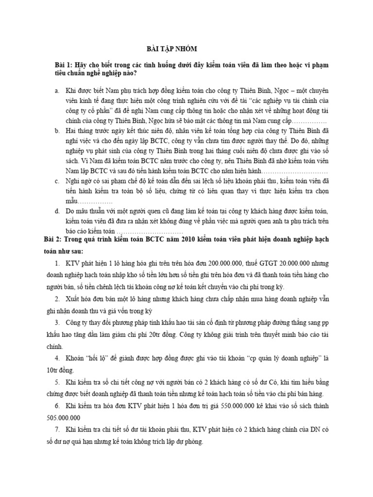 04-Khai Niem Co Ban Trong Kiem Toan | PDF