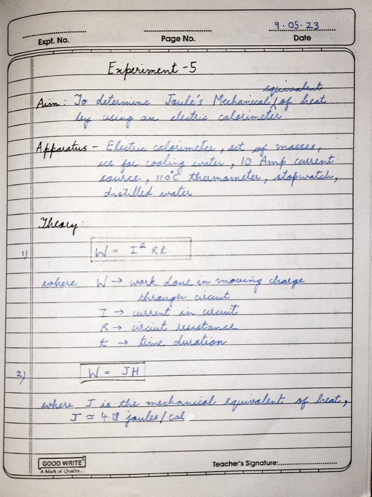 Physics Experiment | PDF