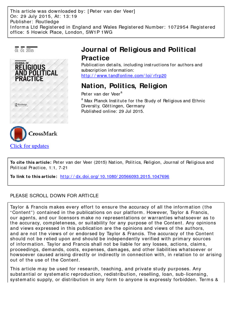Nation Politics Religion | PDF | Politics | Social Science