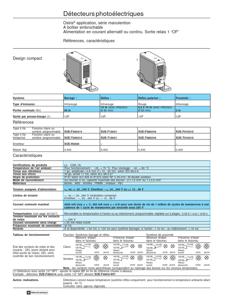Telemecanique Proximity Sensor. | PDF