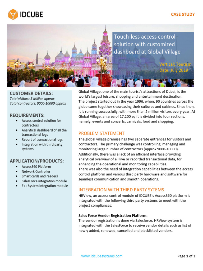 Global Village Case Study | PDF