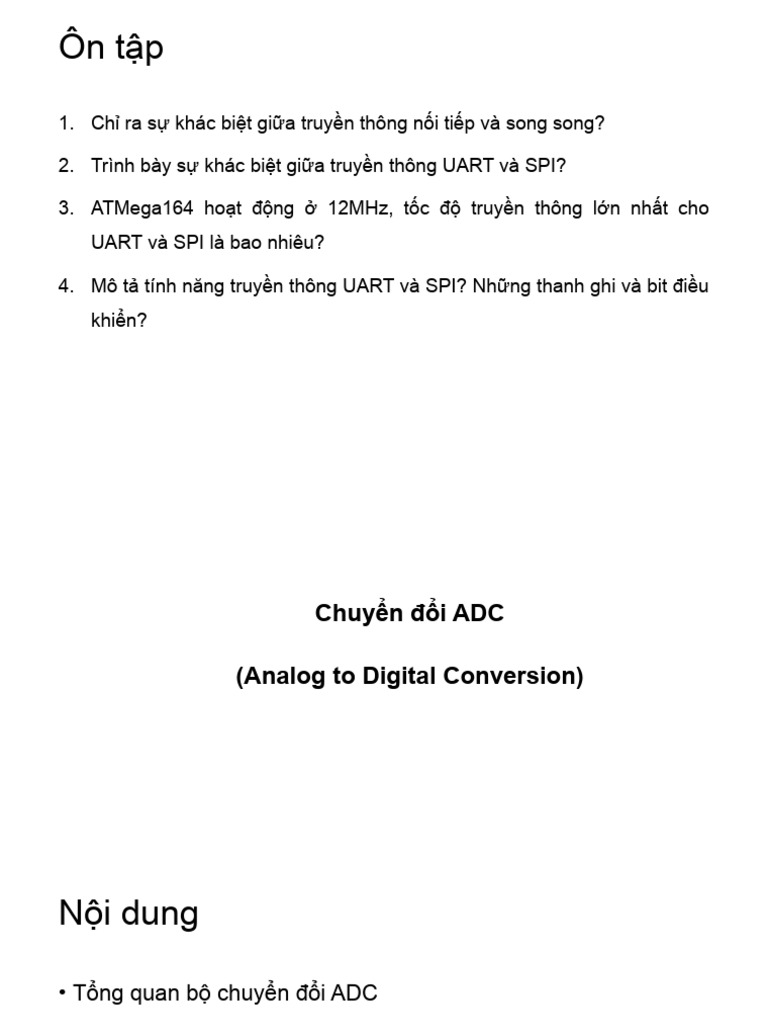 Lecture 4 - ADC | PDF