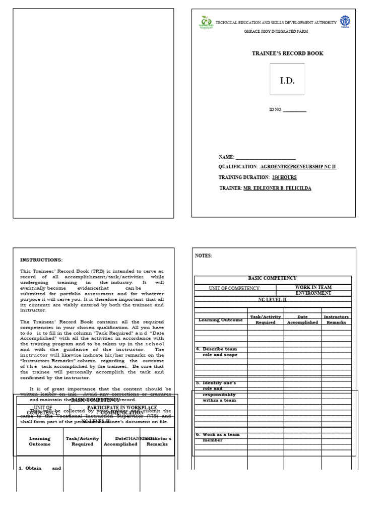 Agro Entrep TRB | PDF | Information | Learning