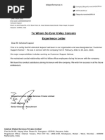 Teleperformance Relieving Letter | PDF