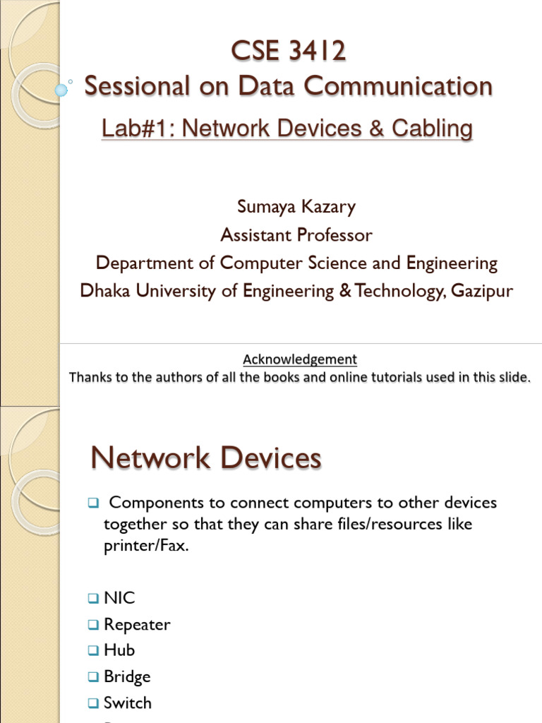 DC Lab1 | PDF | Computer Network | Network Switch