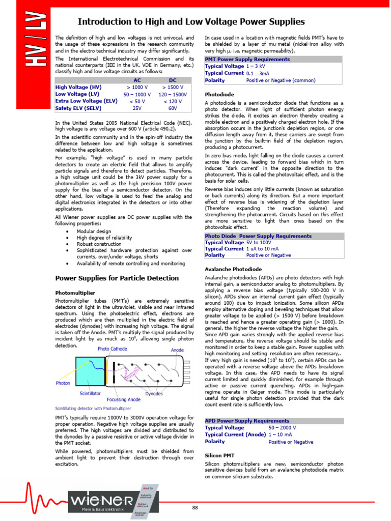 WIENER Power Supplies Intro 1.0 | PDF | Power Supply | Rectifier