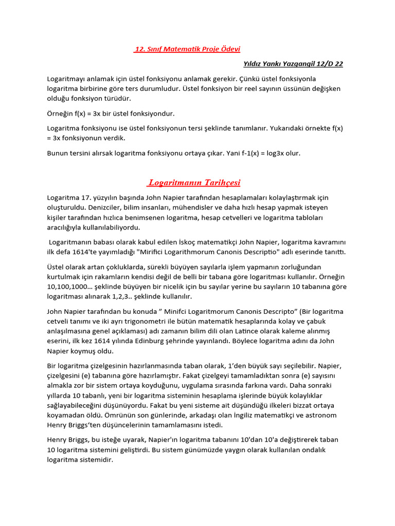 Mate Ma Tik Proje Ö Devi | PDF