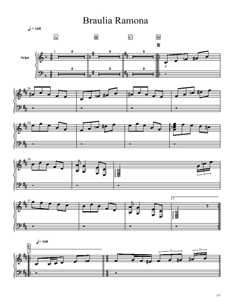 Braulia Ramona - Arpa | PDF