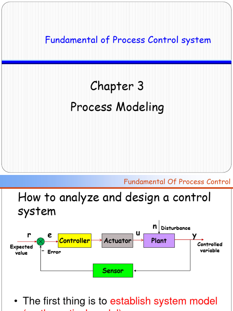 Fundamental of Process Control - Chapter 3 - Original | PDF | Teaching Methods & Materials ...