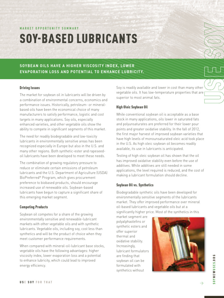 58612-4 Oil SNU TechSheet Lubricants 2pg22 | PDF | Lubricant | Vegetable Oil