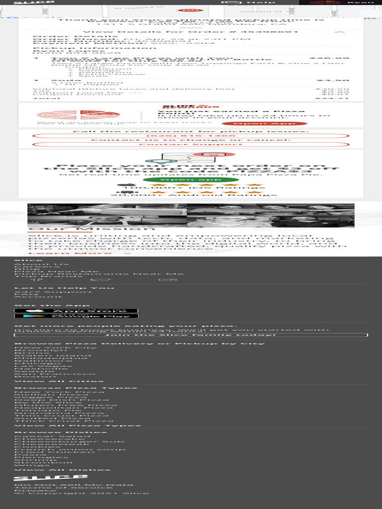 Papa Pizza Pie Order Confirmation | PDF | Pizza | European Cuisine