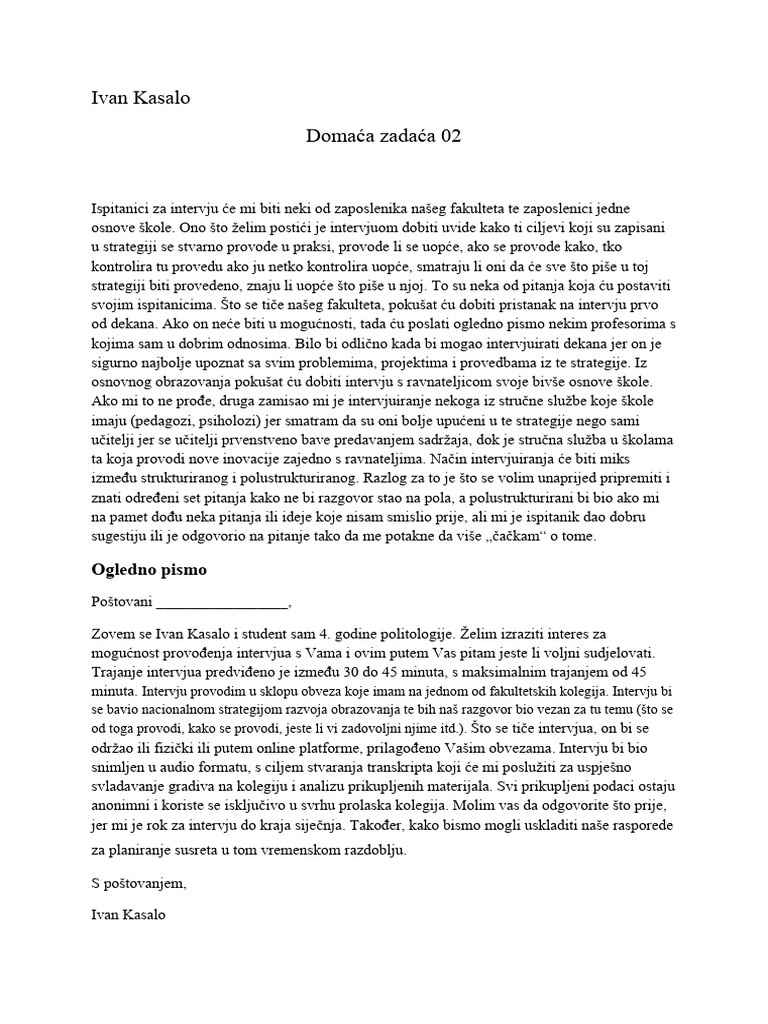 Ivan Kasalo 02 DZ | PDF
