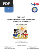 TLE-TE 10 - Q1 - W1 - Mod1 - ICT CSS | PDF | Personal Digital Assistant | Desktop Computer
