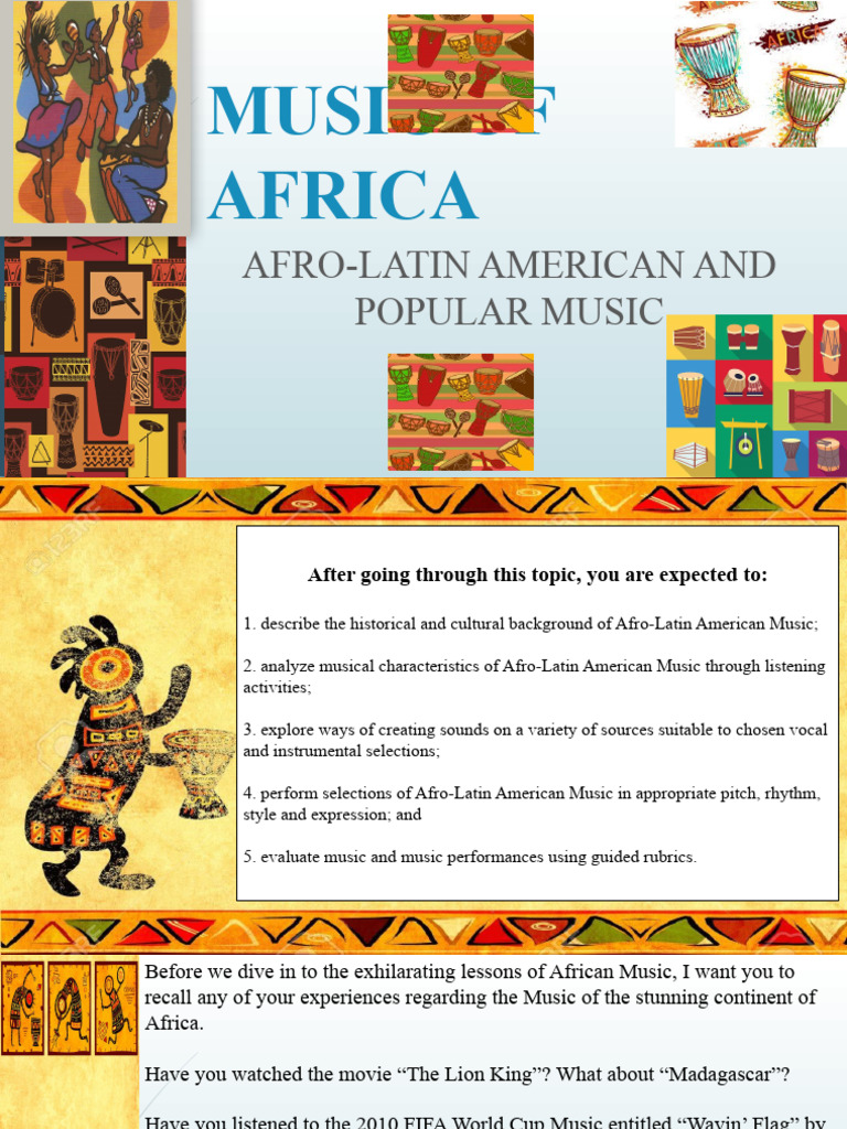 Music of Africa | Download Free PDF | Musical Subgenres | Popular Music