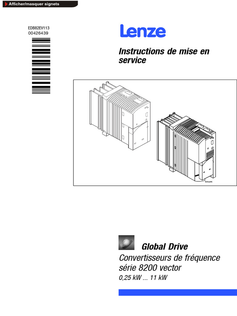BA Convertisseurs de Frequence 8200 Vector v2-0 FR | PDF