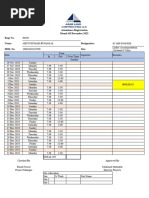 Timesheet October 2024 | PDF