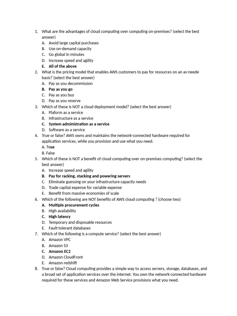 Soal AWS | PDF | Cloud Computing | Amazon Web Services