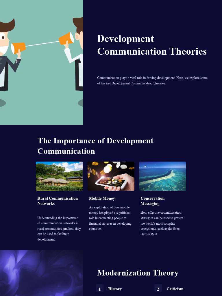 Development Communication Theories | PDF