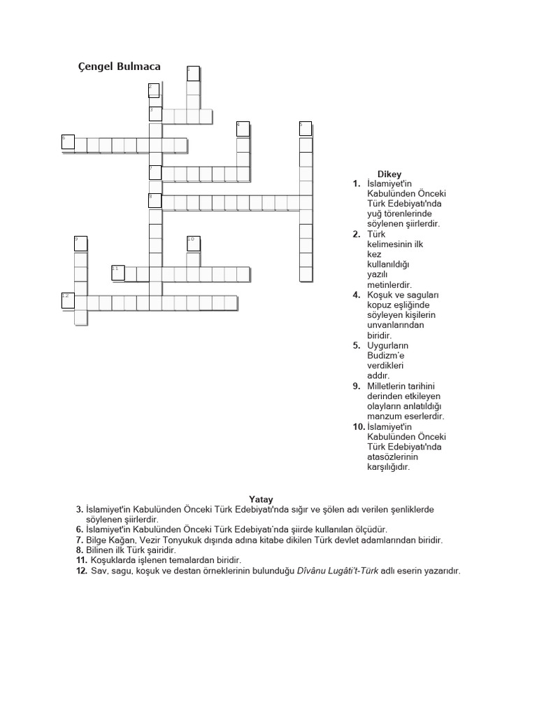Çengel Bulmaca | PDF
