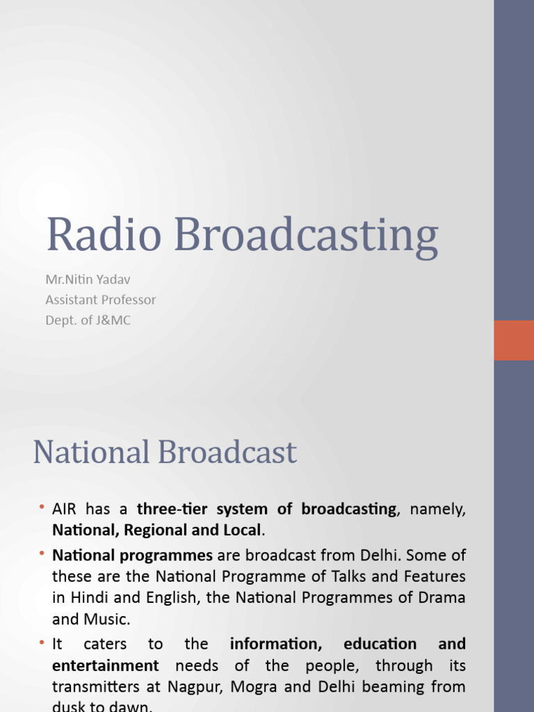 Radio Broadcasting and Frequ | PDF