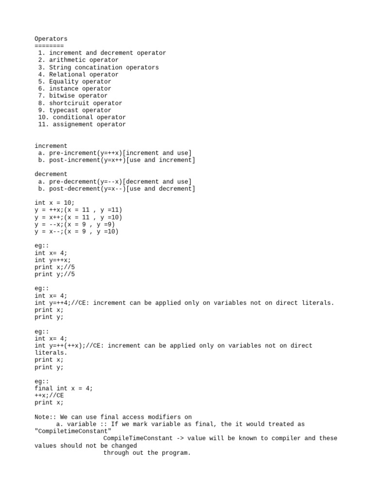 Lecture-3 Java | PDF | Computer Engineering | Software Engineering