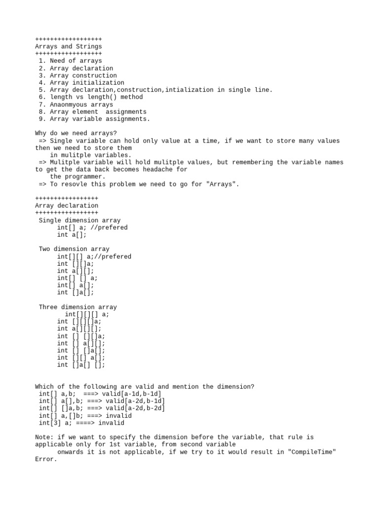 Lecture 5 Java A Pdf Integer Computer Science Java Programming Language 1797
