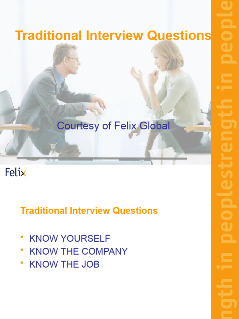 Traditional Interview Questions - h23 | PDF | Skill | Learning Traditional Interview Questions - h23 | PDF | Skill | Learning