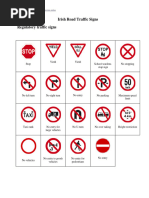 Zimbabwe Road Traffic Signs | PDF