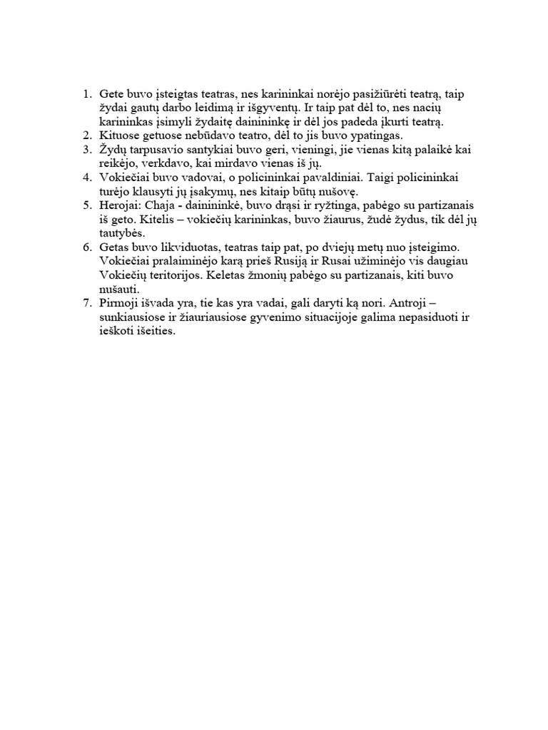 Istorija, Filmas | PDF