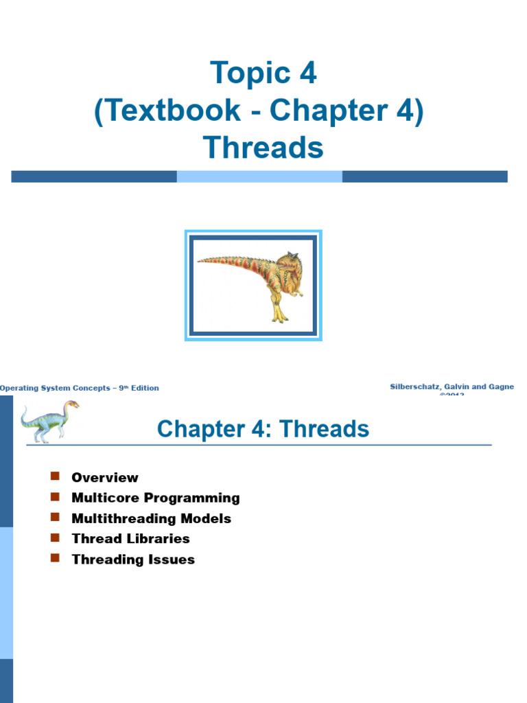 ch4 3 | PDF | Thread (Computing) | Multi Core Processor