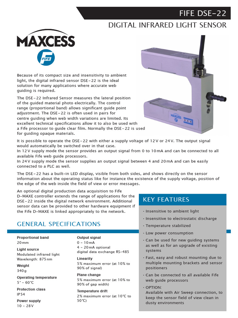 Dse 22 en | PDF | Sensor | Infrared