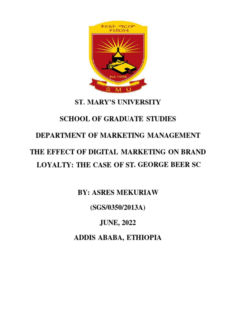 Vos Most Imp Thesis | PDF
