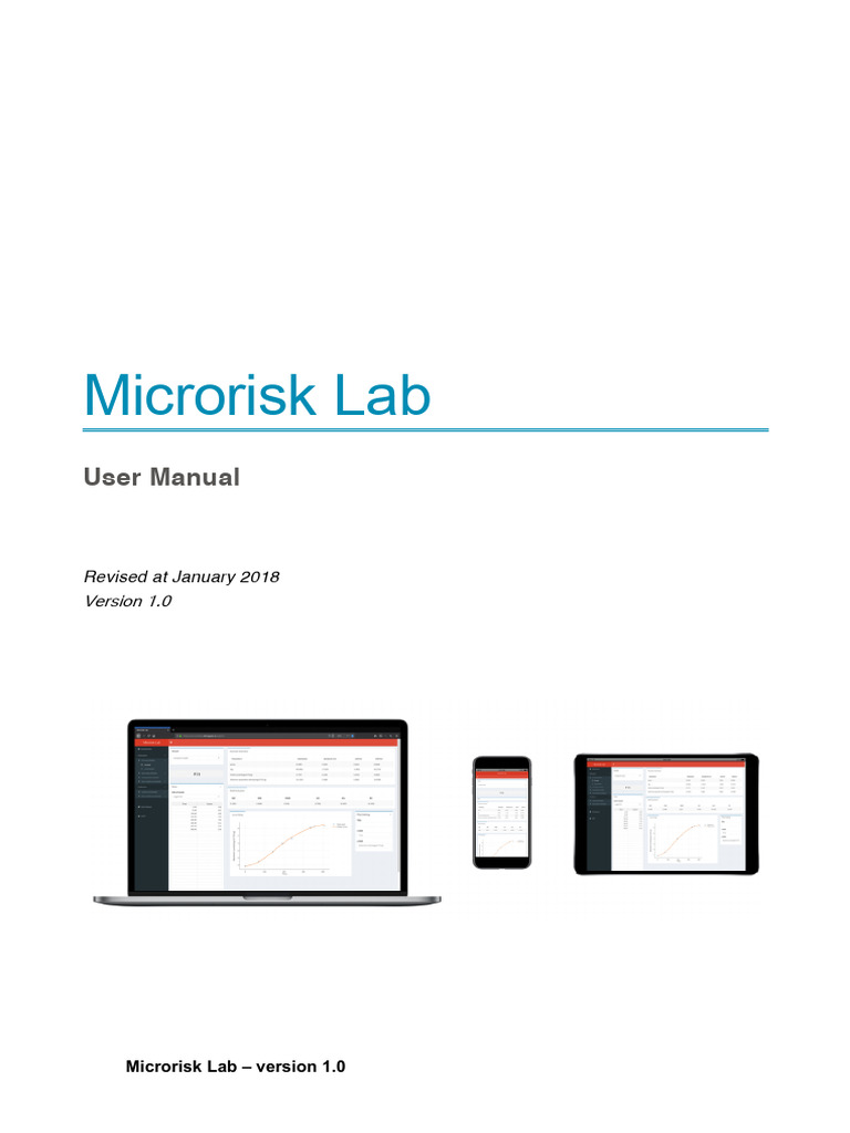 User20Manual20of20Microrisk20Lab 573084306 | PDF | Science & Mathematics | Computers