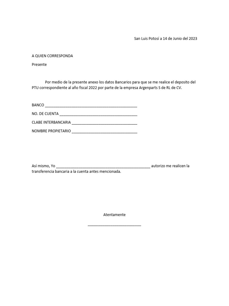 Carta Ptu 2022 | PDF | Derecho