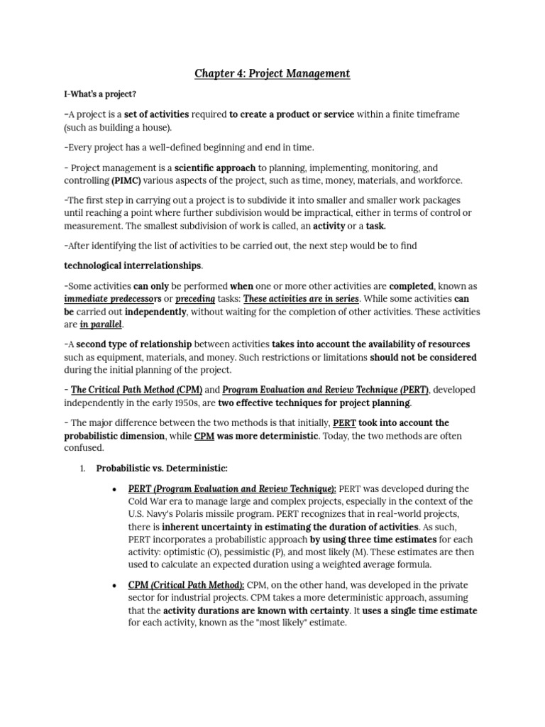 Chapter 4 POM | PDF | Applied Mathematics