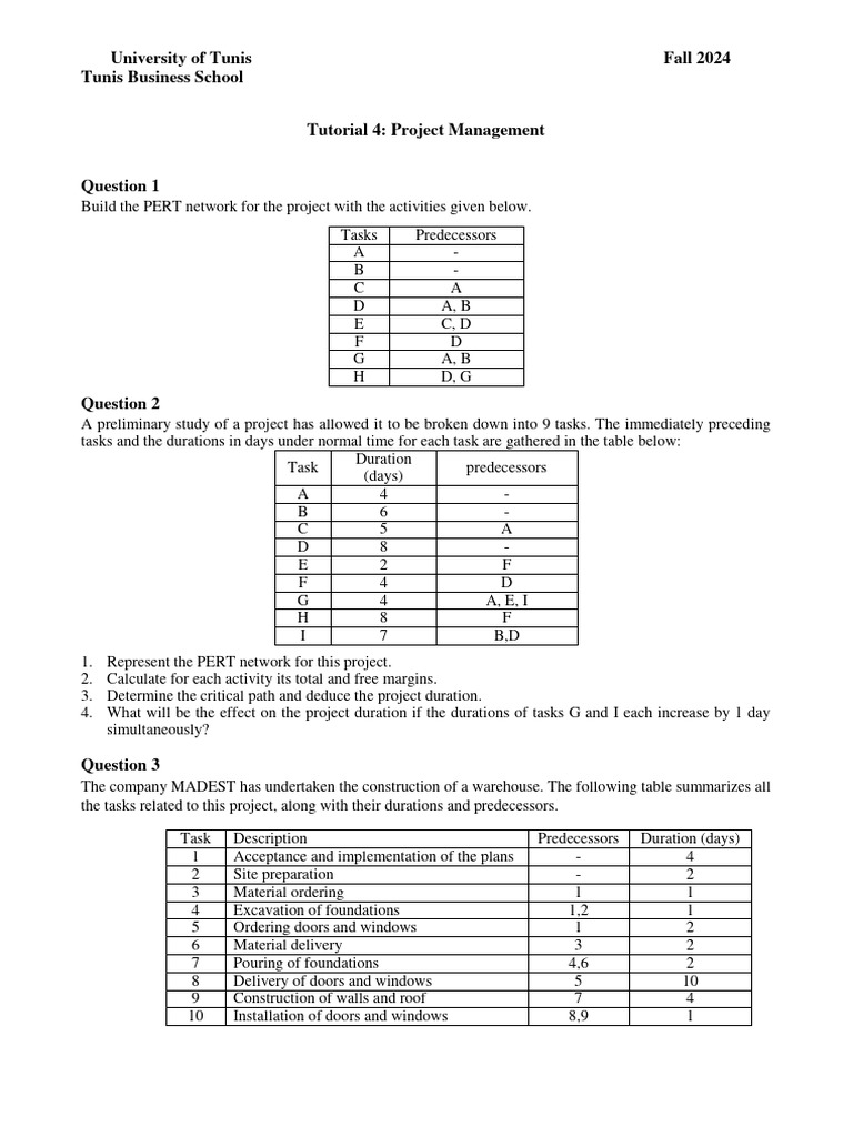 Project Management | PDF