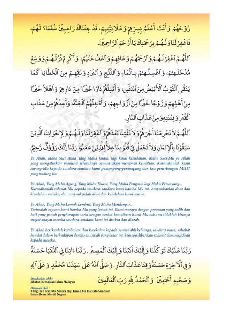 Panduan Pengurusan Solat Jenazah Ghaib | PDF