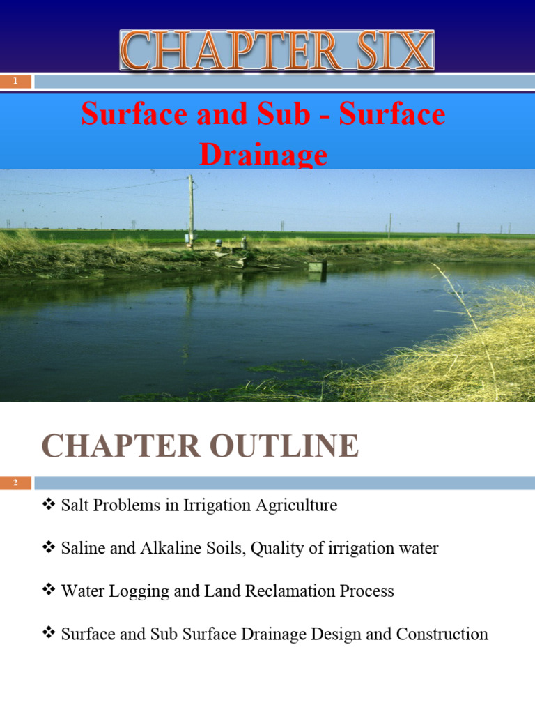 Chapter 6 Drainage | PDF