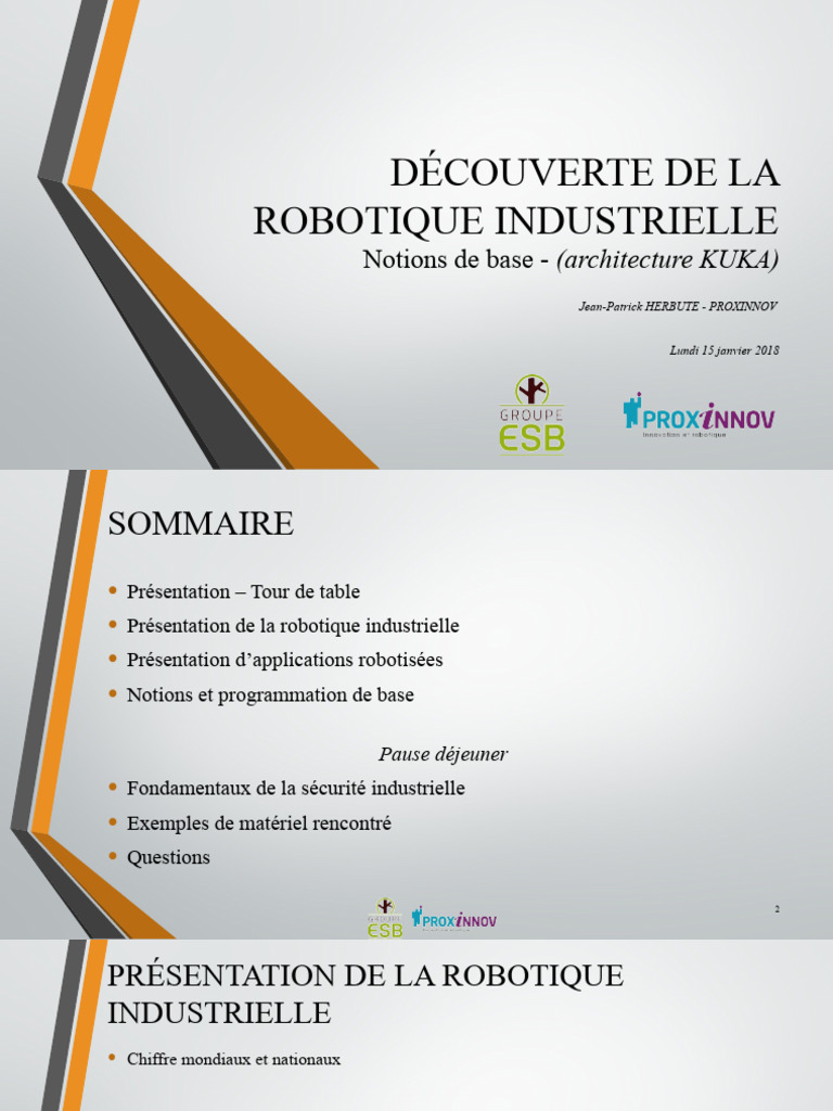 Découverte de La Robotique Industrielle | PDF | Technologie et ingénierie