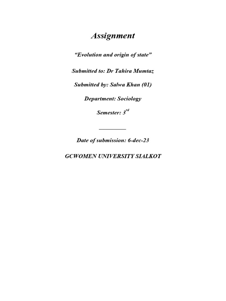 Evolution of State | PDF