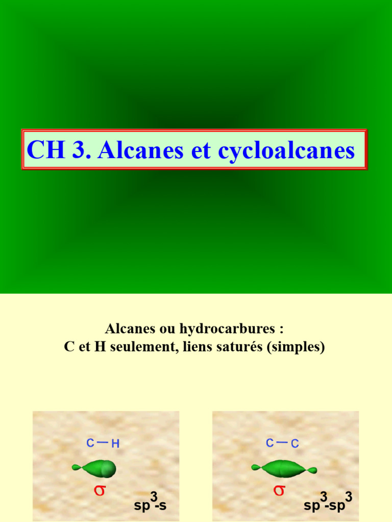 Alcanes et cycloalcanes : Structures et Nomenclature | PDF | Alcane ...