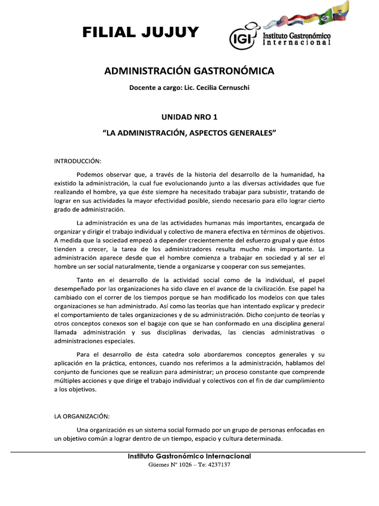 Guía Teórica AG1 | PDF