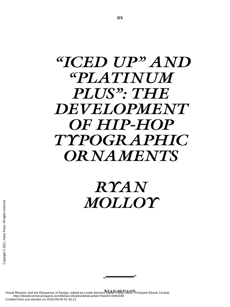 Molloy 2011 | PDF | Typography | Hip Hop Music