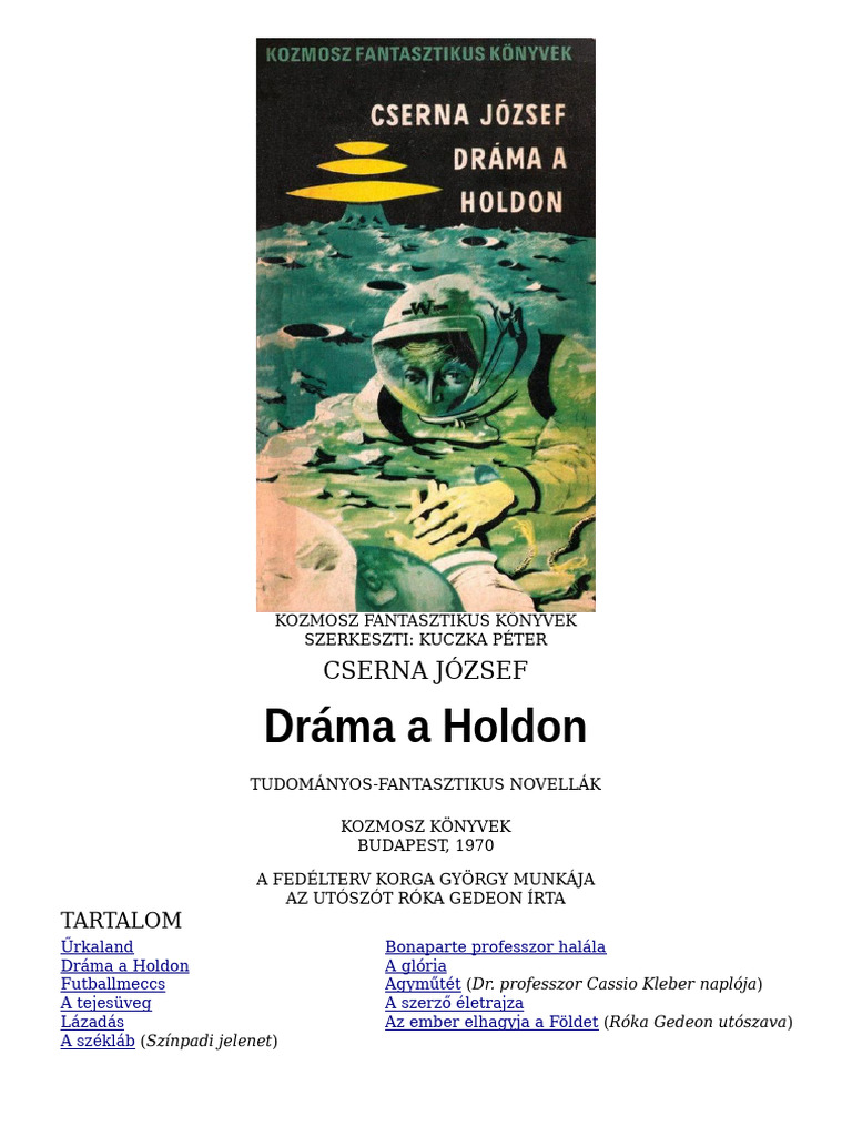 010-Cserna József - Dráma A Holdon | PDF