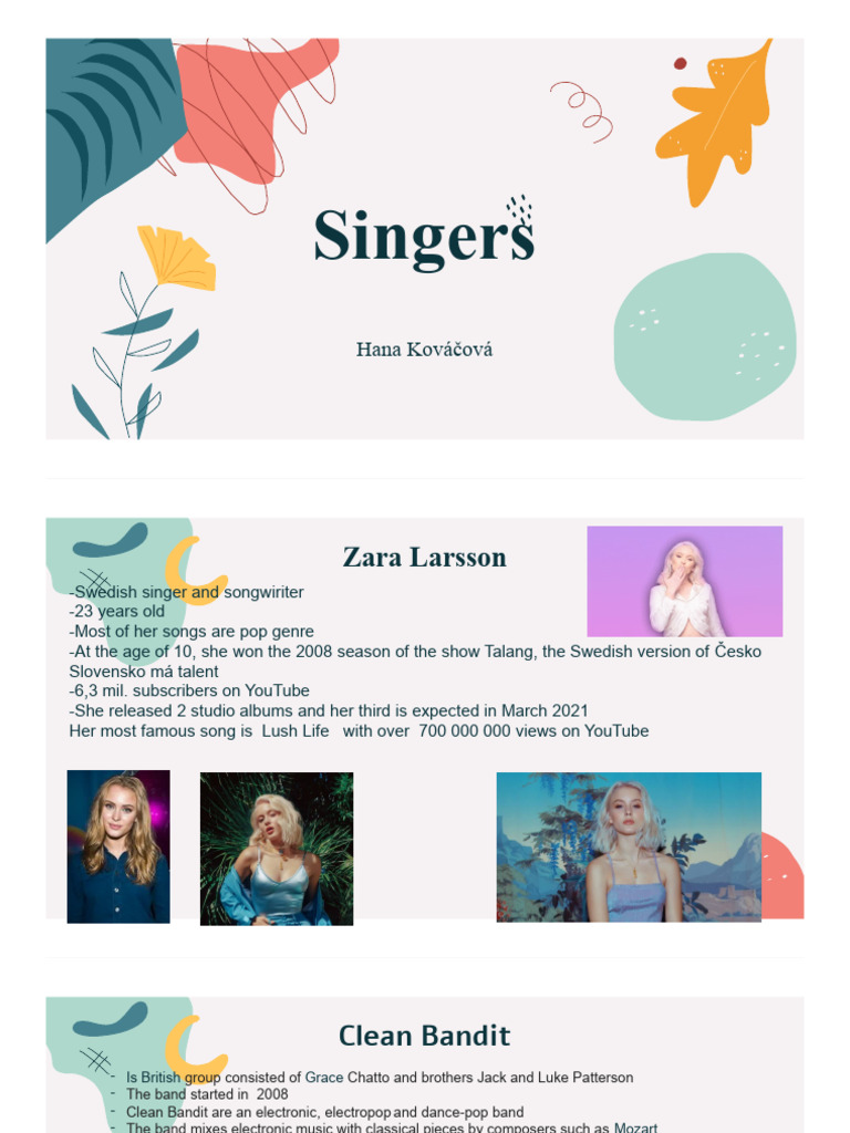 Singers | PDF