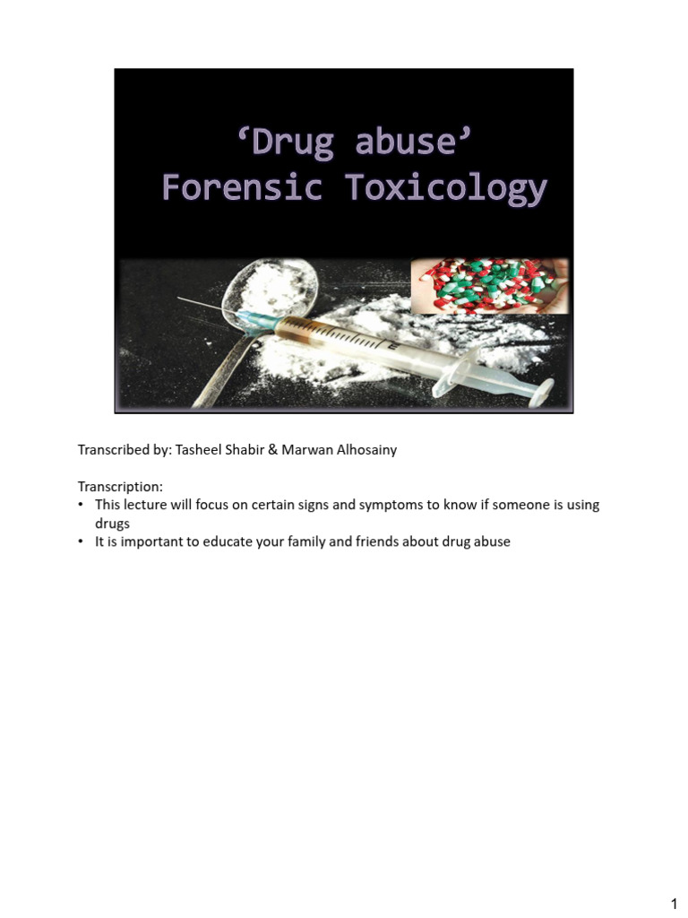 Drug Abuse | PDF | Heroin | Cocaine