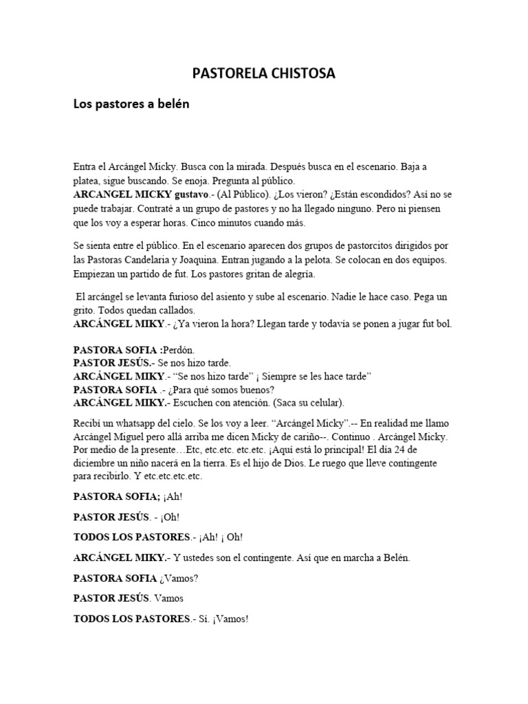 Pastorela Chistosa | PDF | María, madre de Jesús