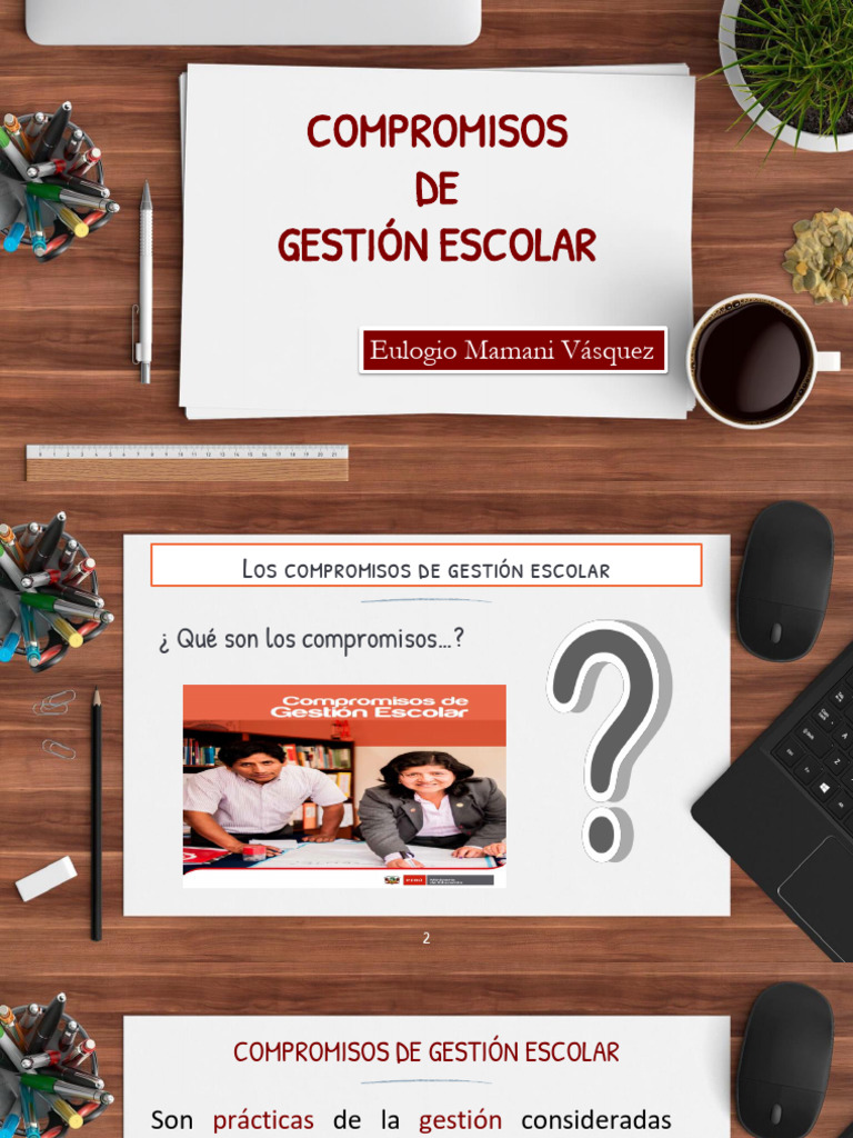 Compromisos de Gestion Escolar | PDF | Planificación