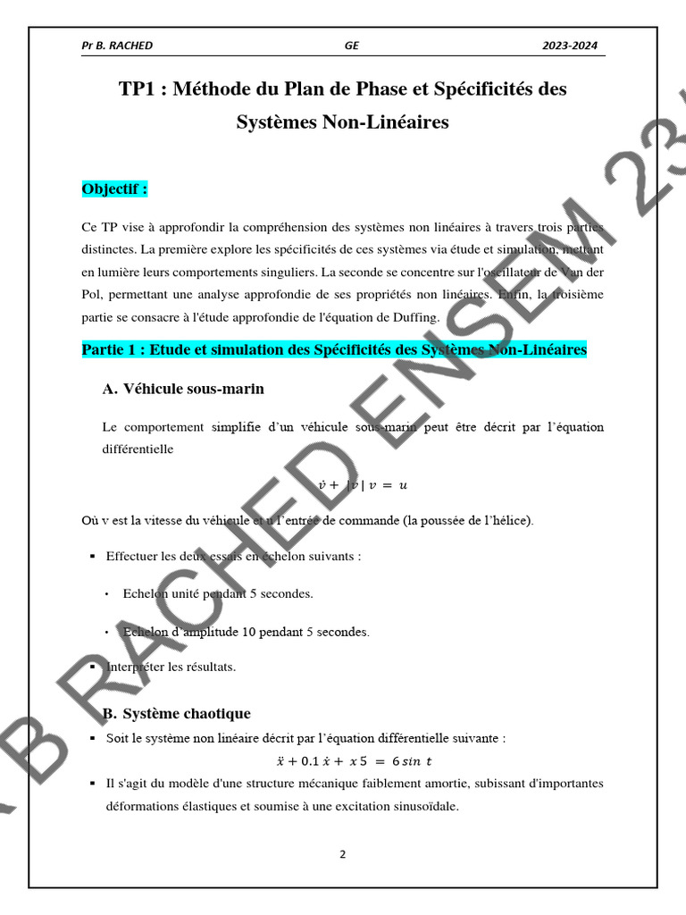 TP1 SNL 2ge 2023 - 2024 | PDF