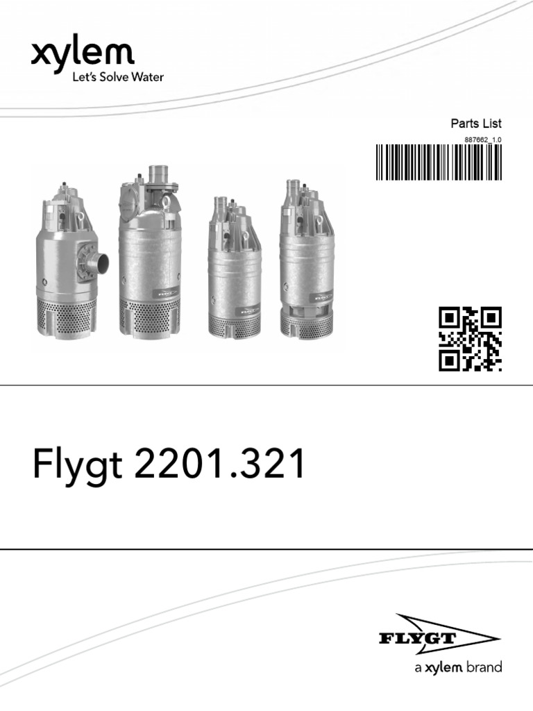 Перечень деталей Flygt 2201 | PDF | Manufactured Goods